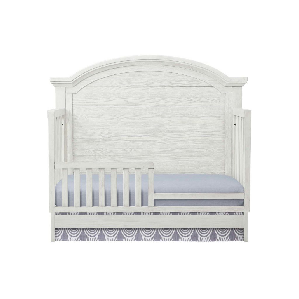 Foundry Arch Top Convertible Crib | White Dove - WestWoodBaby