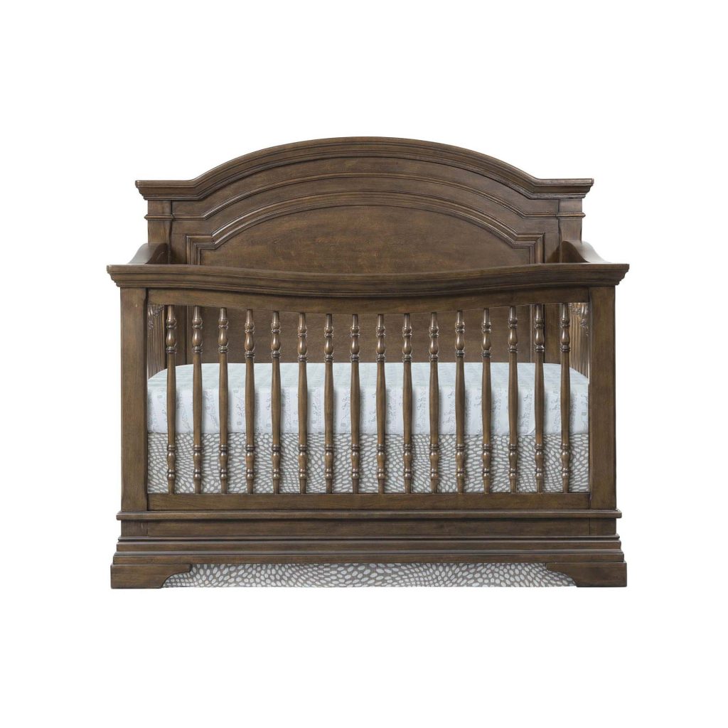 Olivia Arch Top Convertible Crib | Rosewood - WestWoodBaby